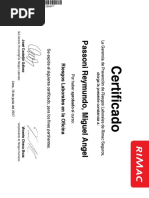 Certificado Tecsup | PDF