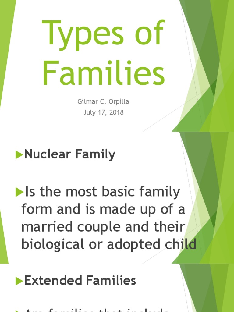 Types of Family | PDF | Family | Marriage