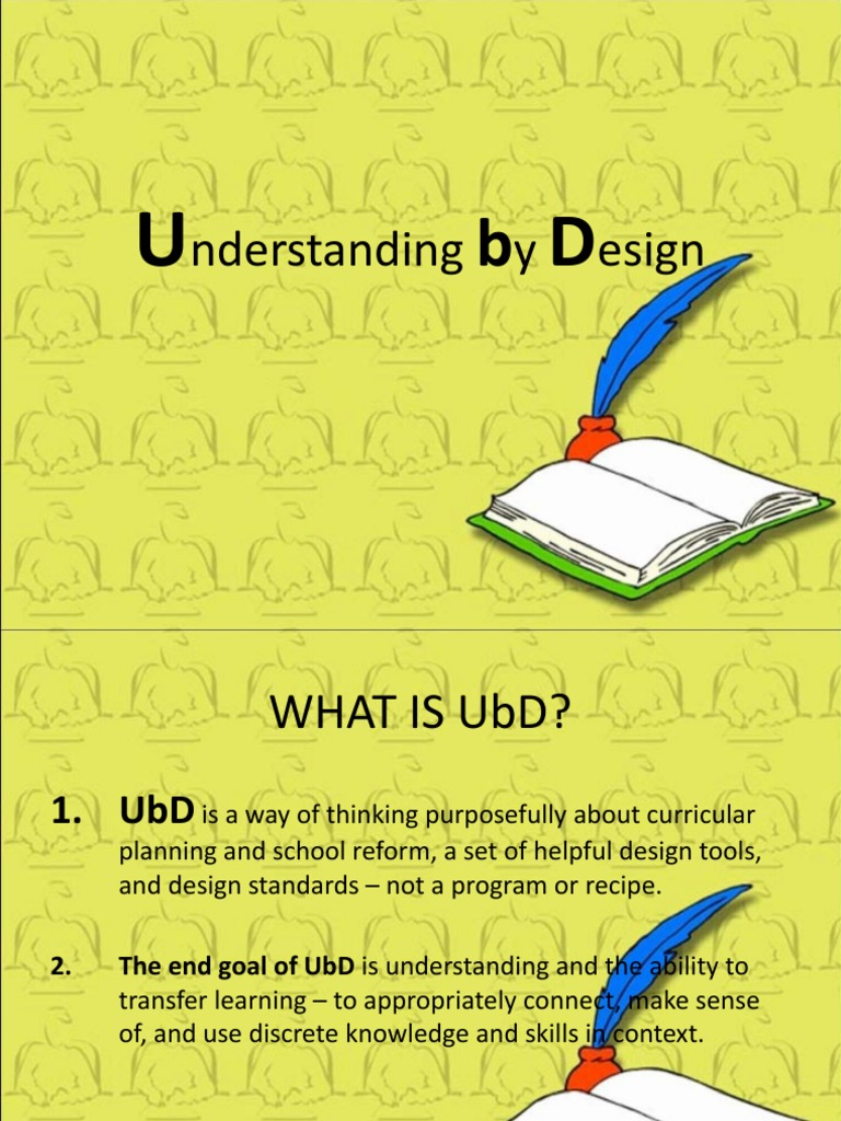 UBD Revised 52610 | PDF | Educational Assessment | Theory