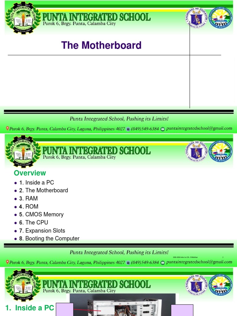 Inside the Motherboard: A Guide to its Key Components | PDF | Random Access Memory | Central ...
