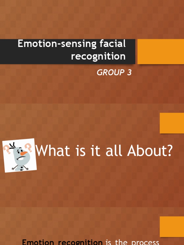 Emotion-Sensing Facial Recognition Insights | PDF