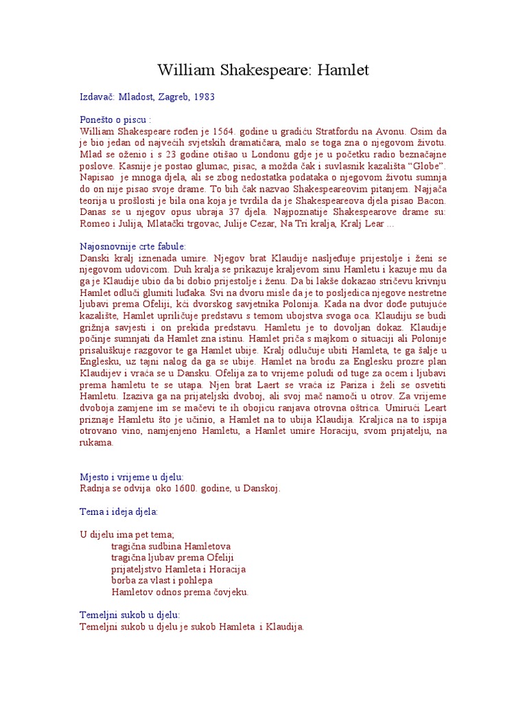 Hamlet | PDF