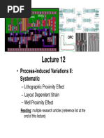 Well Proximity Effect | PDF | Mosfet | Field Effect Transistor