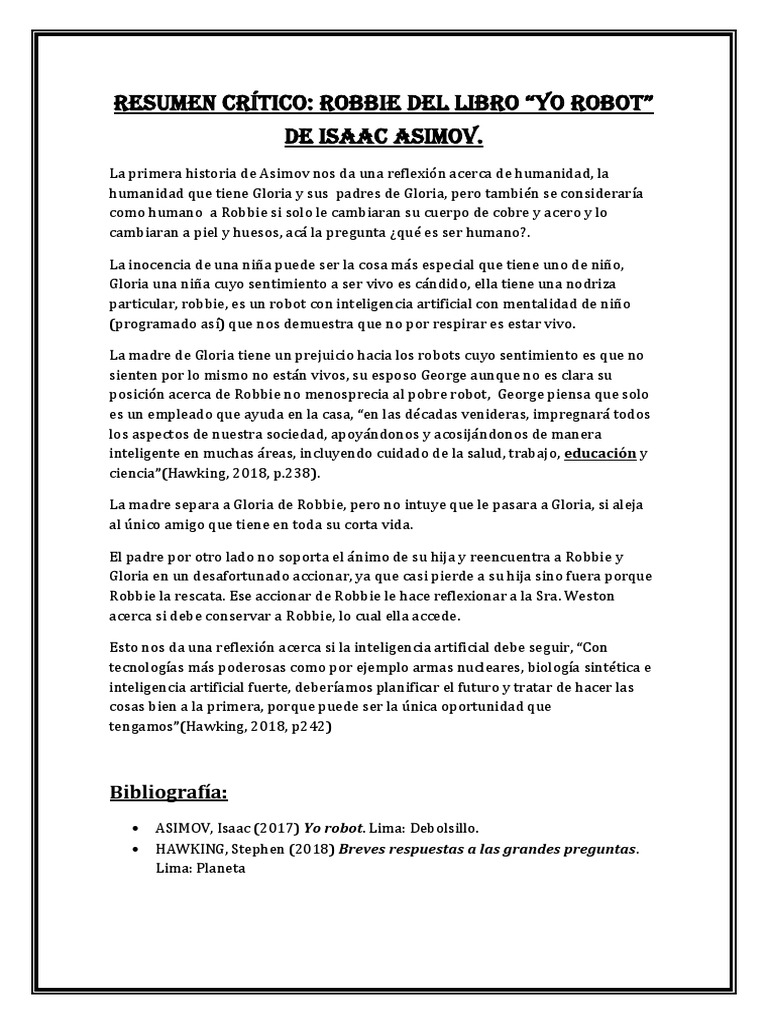 Resumen Crítico | PDF