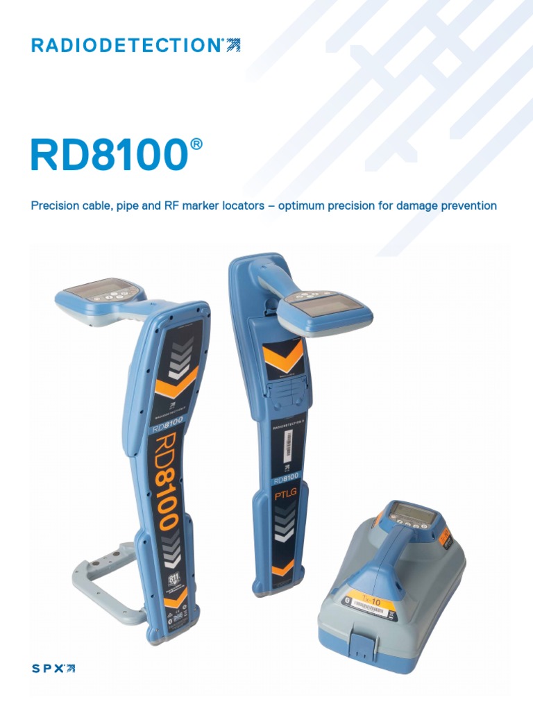 Rd8100 Cable Pipe and RD Marker Brochure en v4 | PDF | Bluetooth ...
