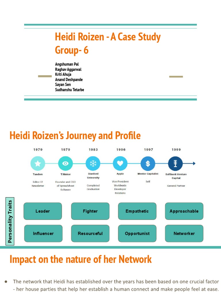 Heidi Roizen - Group 6 | PDF