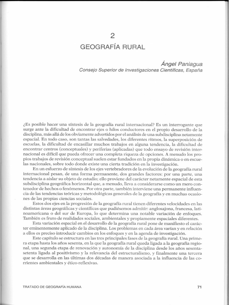 Geografía Rural PDF | PDF