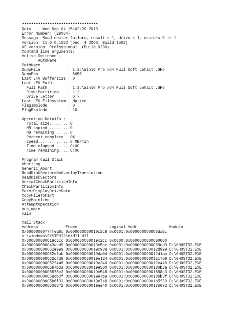 Ghost Err | PDF | Floppy Disk | File System