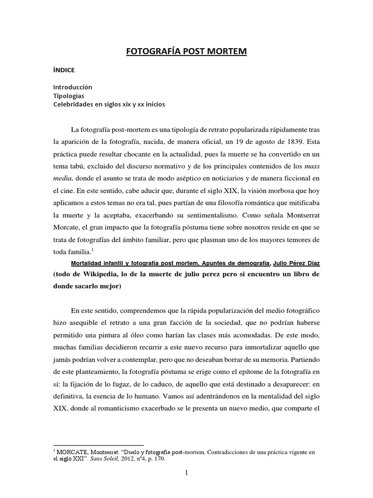 Fotografía Post Mortem | PDF | Retrato | John F. Kennedy