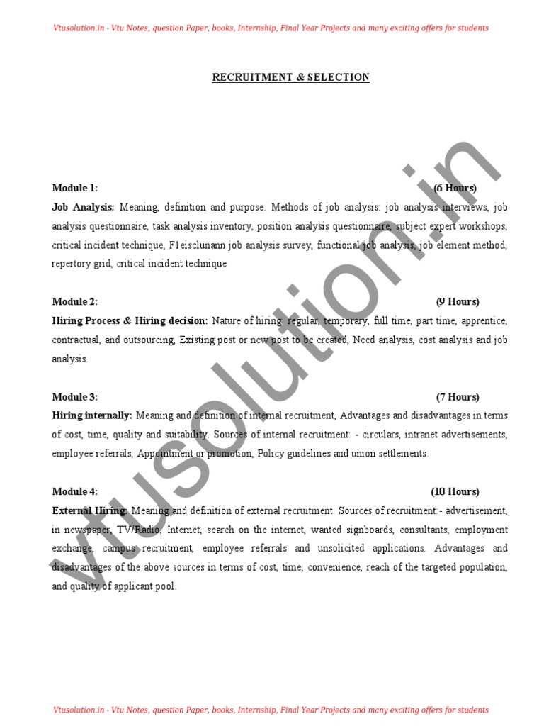 Recruitment and Selection: An In-Depth Guide to the Process and Key ...