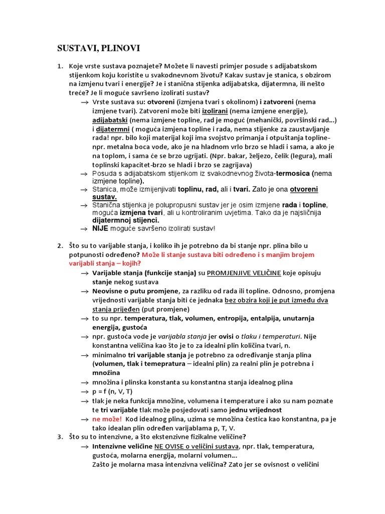 Pitanja I Odgovori | PDF