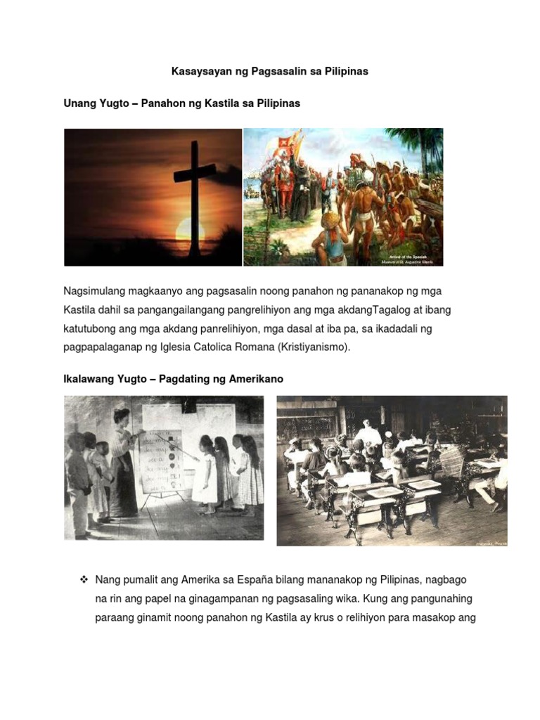 Kasaysayan NG Pagsasalin Blog | PDF
