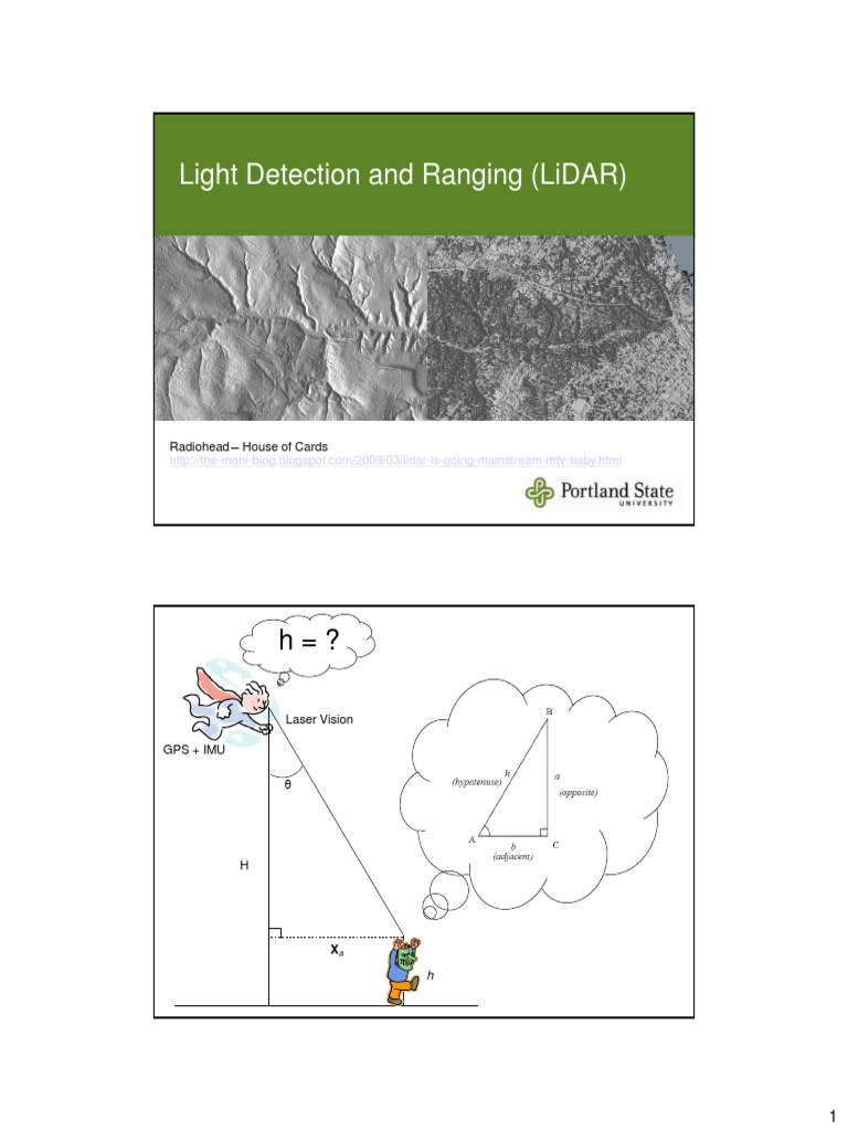 Lidar Data Slides | PDF | Lidar | Arc Gis