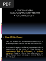 Law Enforcement Code of Ethics | PDF