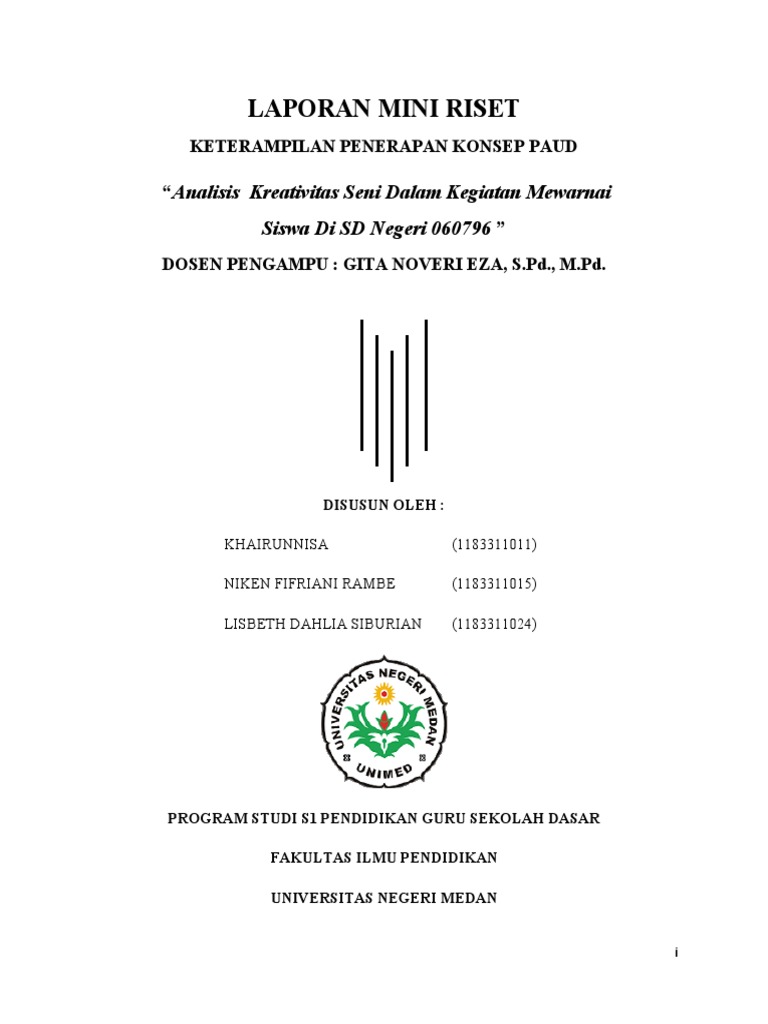 Mini Riset Paud Kelompok 10 | PDF