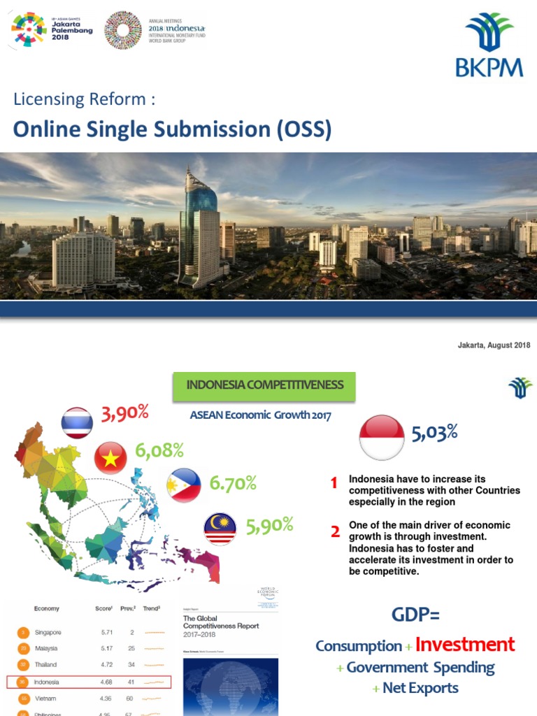 Sosialisasi OSS BKPM | PDF | Association Of Southeast Asian Nations ...