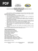 Accomplishment Report in Tree Planting | PDF