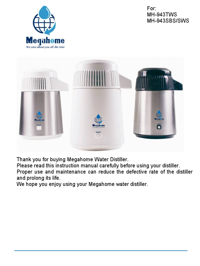 Water Distiller | PDF | Ac Power Plugs And Sockets | Electrical Connector