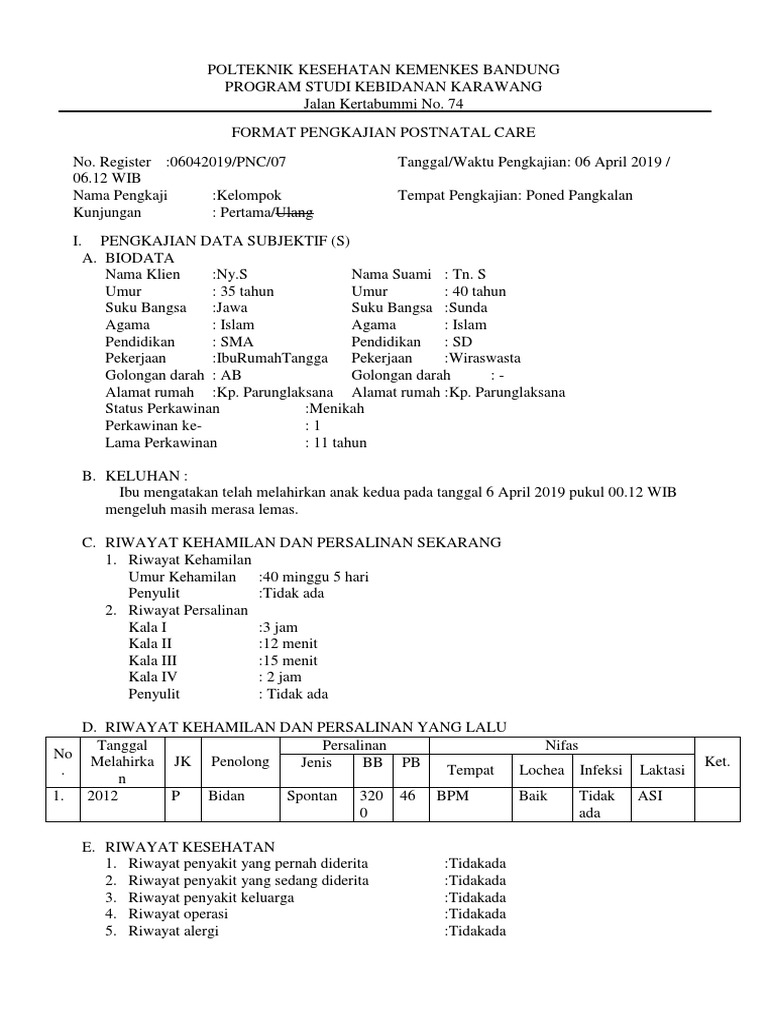 Soap PNC 6 Jam | PDF