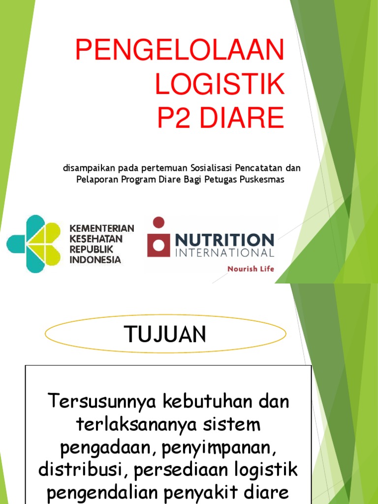 Pengelolaan Logistik Obat Diare Puskesmas | PDF