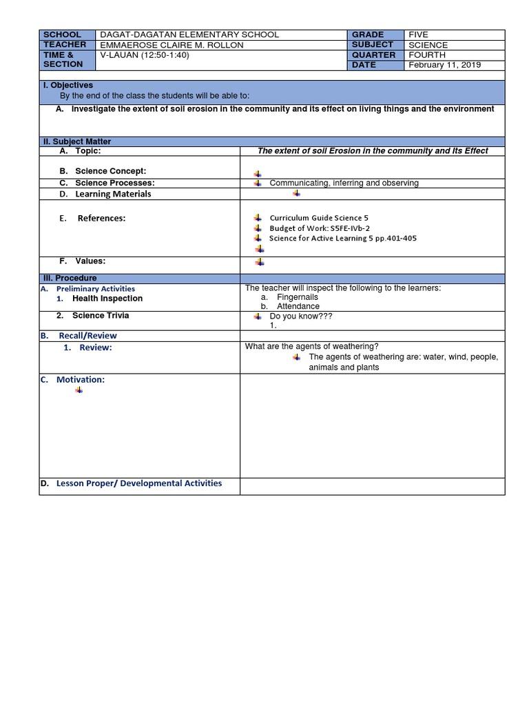 February 07 - Extent of Soil Erosion | Download Free PDF | Rubric ...