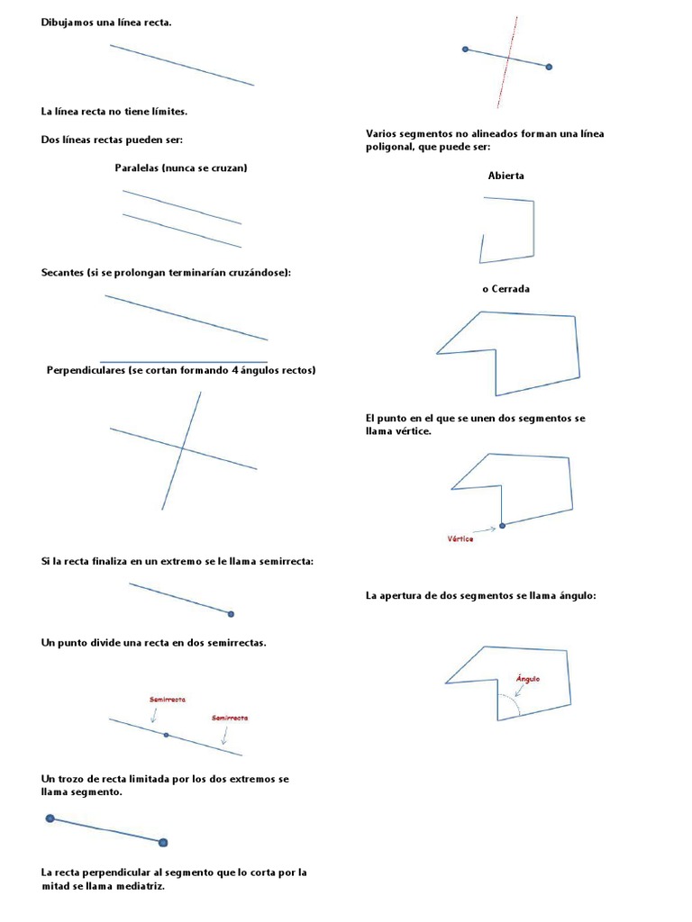 Dibujamos Una | PDF | Línea (geometría) | Perpendicular