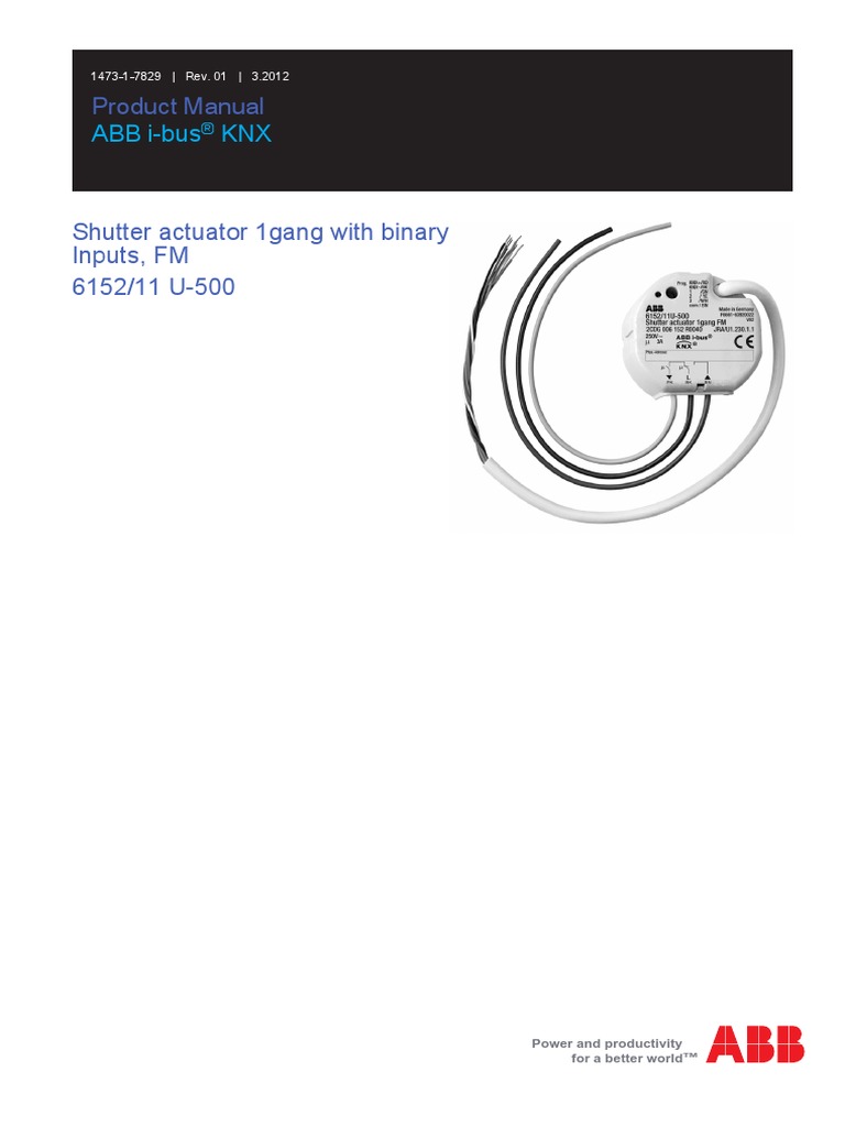 KNX Shutter Actuator | PDF | Switch | Computer Program