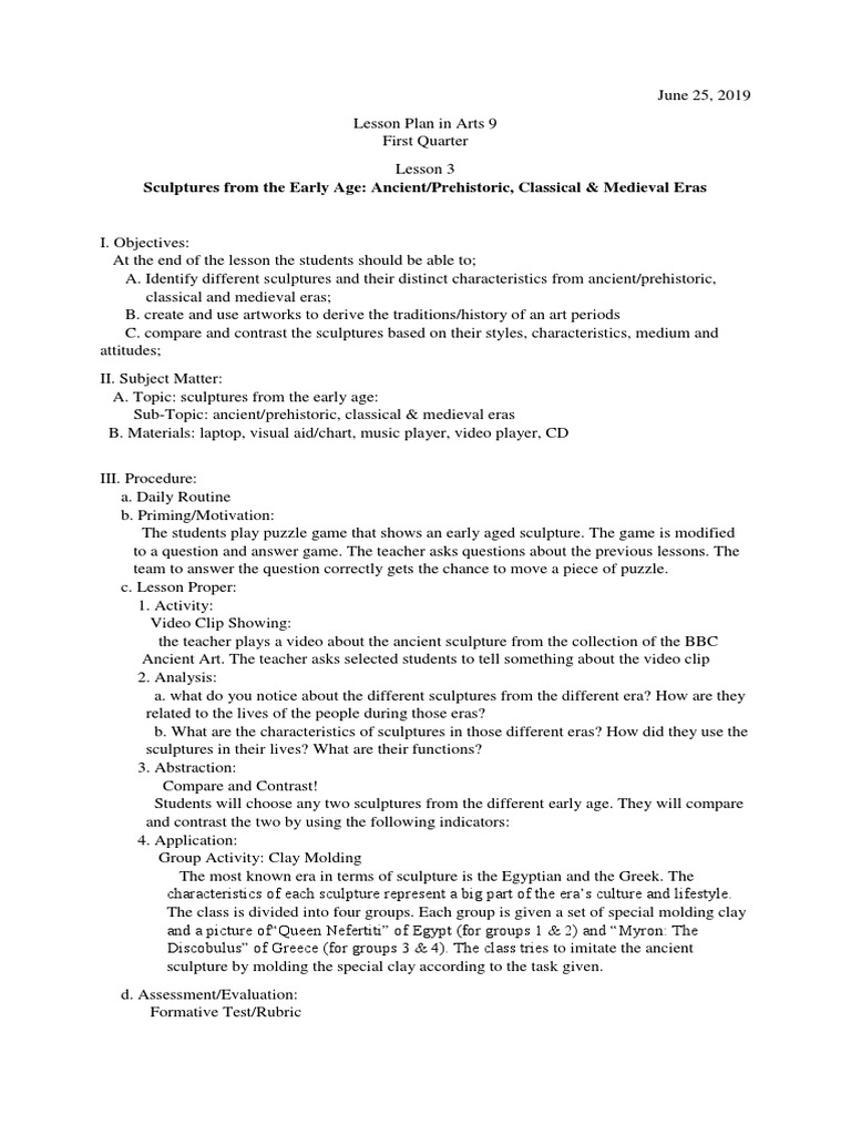 Sculptures From The Early Age: Ancient/Prehistoric, Classical ...