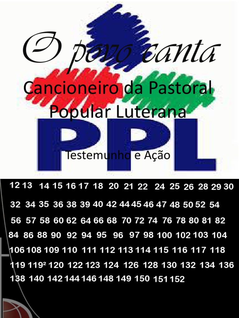 Hinário PPL - O Povo Canta | PDF | Amor | Jesus