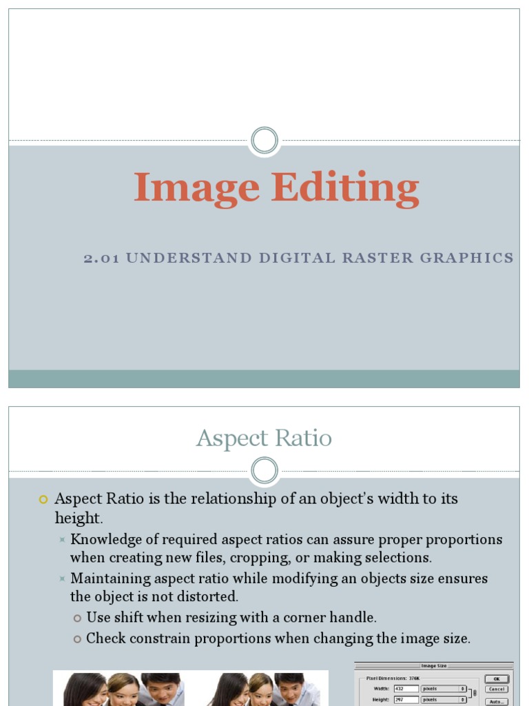 Image Editing: 2.01 Understand Digital Raster Graphics | PDF | Optics ...