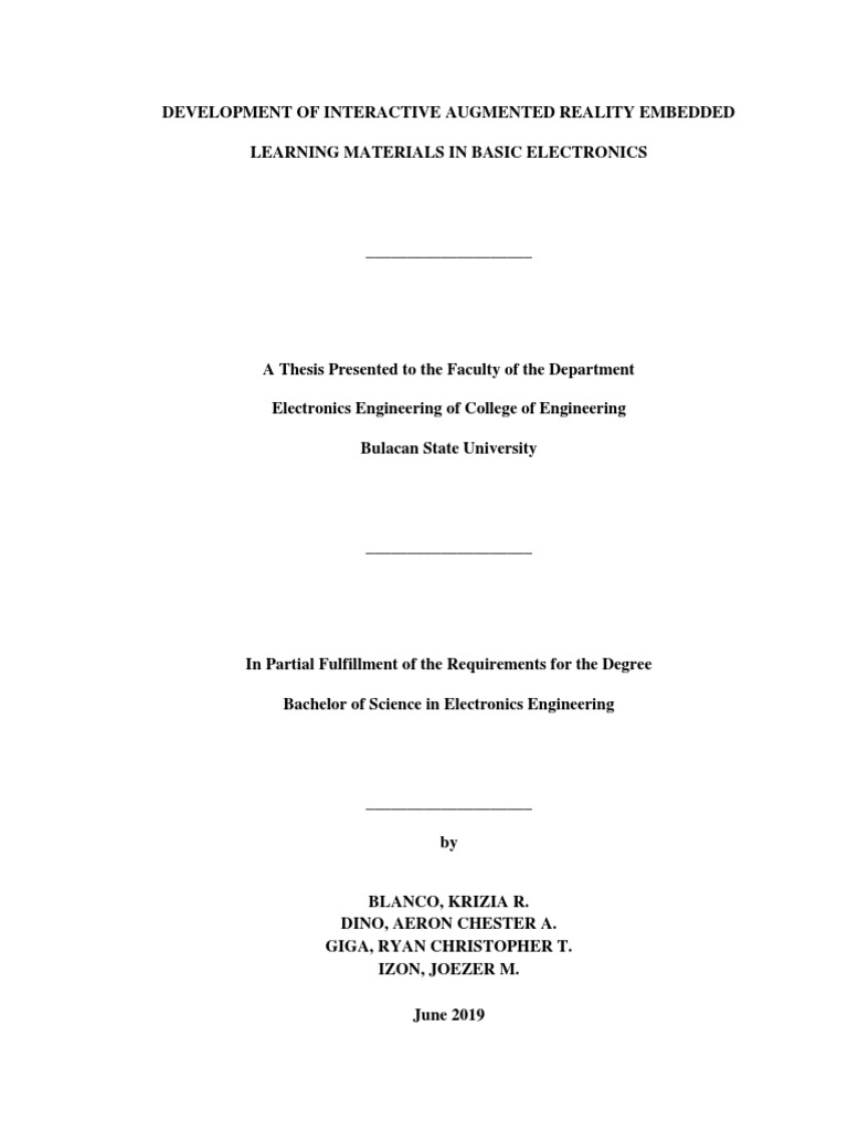 Development of Interactive Augmented Reality Embedded Learning ... Development of Interactive Augmented Reality Embedded Learning ...