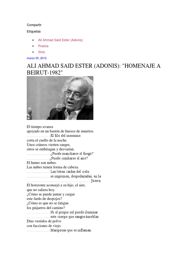 ADONIS | PDF | Naturaleza