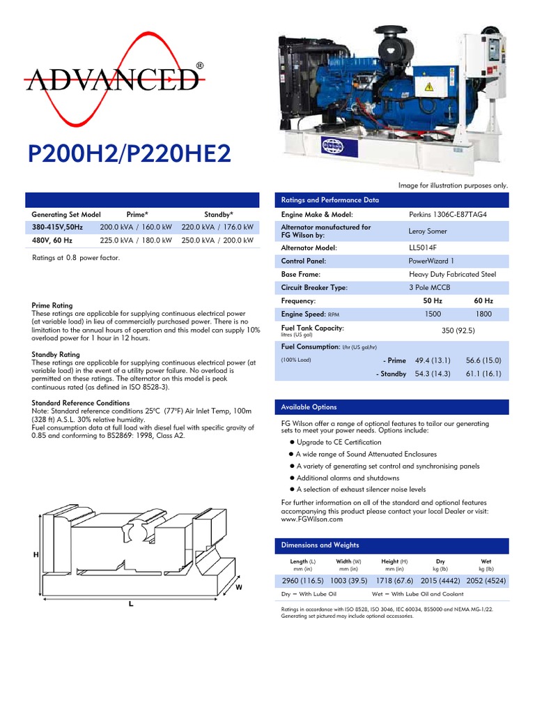 P200h2-P220he2 (1) 001 | PDF | Electric Power | Engines