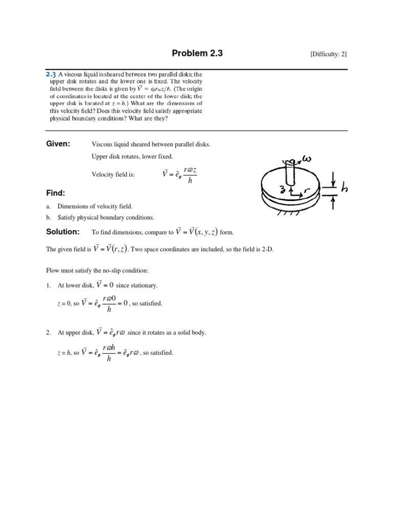 Problem 2.3: Given | PDF