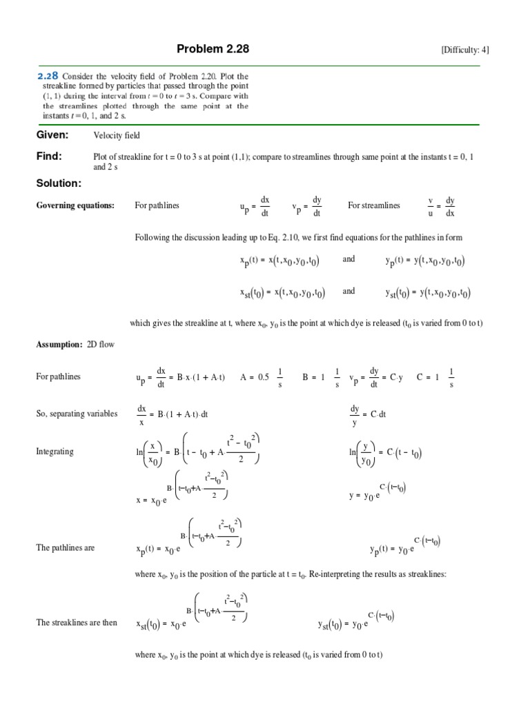 Problem 2.28 PDF | PDF | Mathematical Physics | Mechanical Engineering