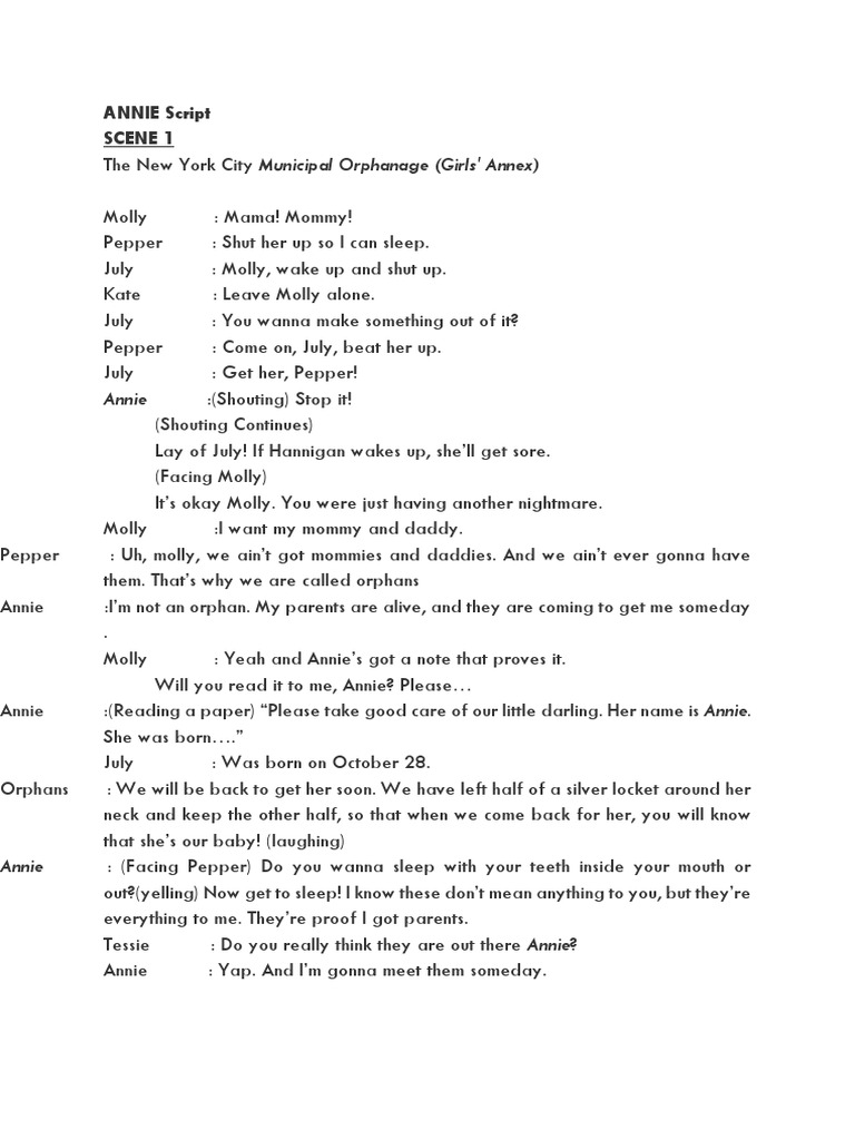 Annie's Big Break: An Invitation from Oliver Warbucks Offers Annie a ...