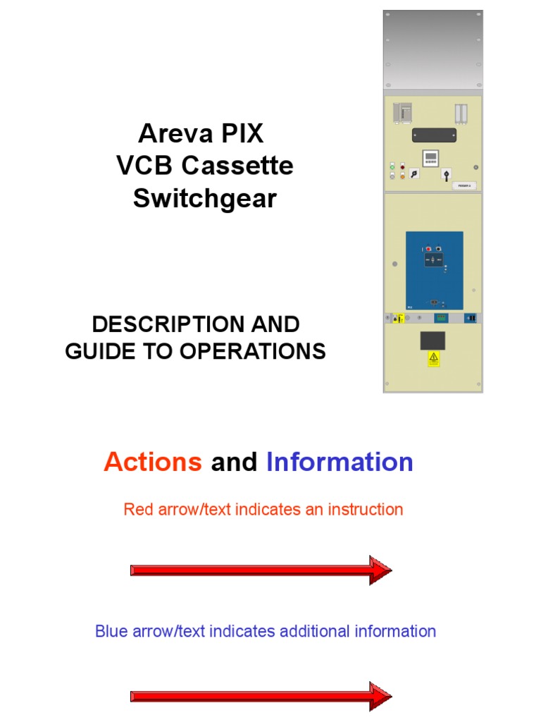 Areva PIX VCB Cassette Operations Guide | PDF | Electrical Connector ...
