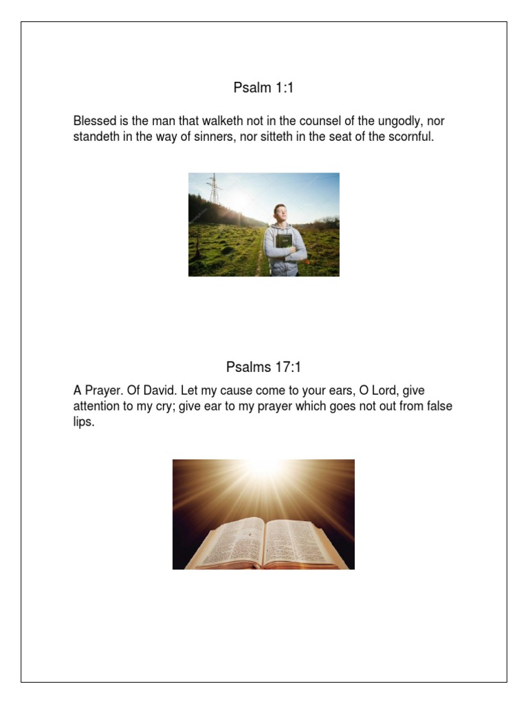 Psalm 1 | PDF
