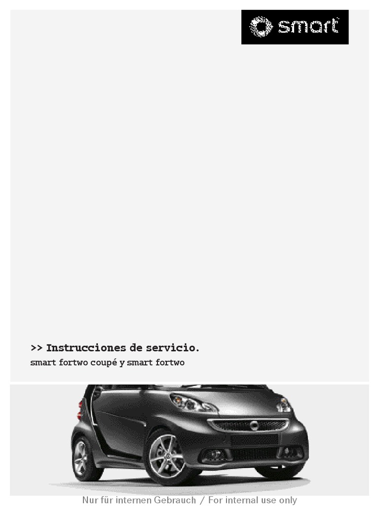 Manual Smart 451 PDF | PDF | Vehículos | Vehículo de motor