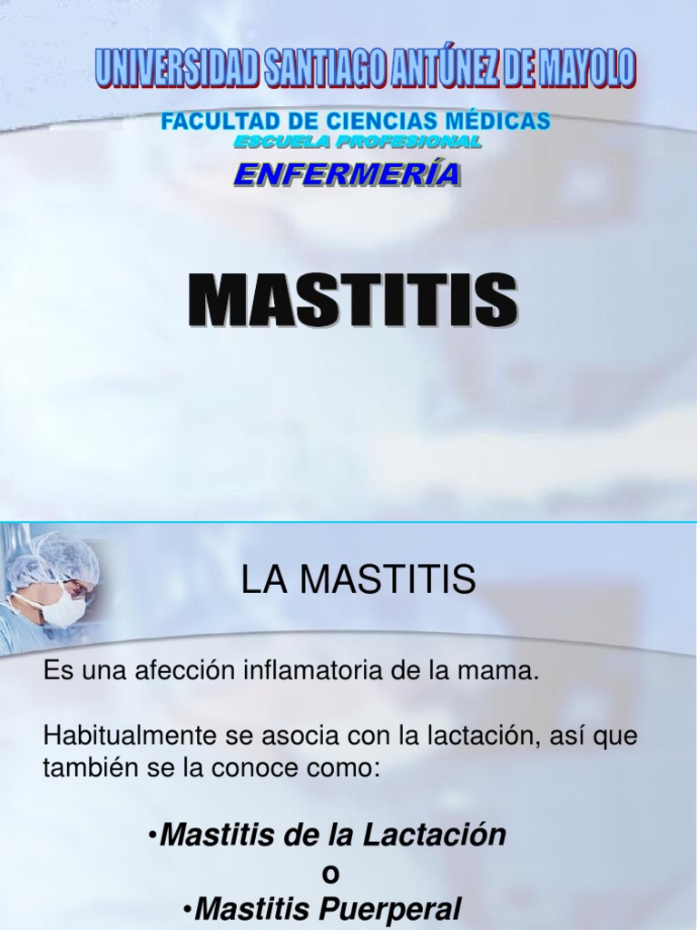 Mastitis | PDF | Inmunología | Especialidades Medicas