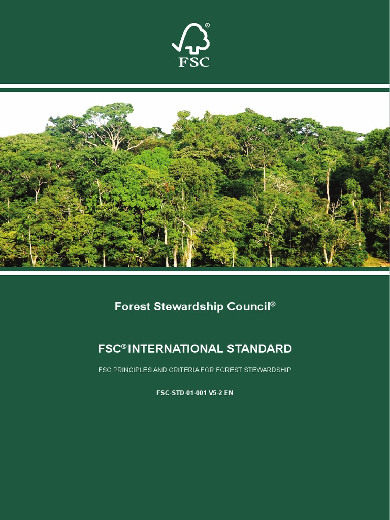 FSC-STD-01-001 V5-2 en | PDF | Forest Stewardship Council | Conservation Biology