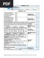 MoCA VERSIÓN MEXICANA | PDF