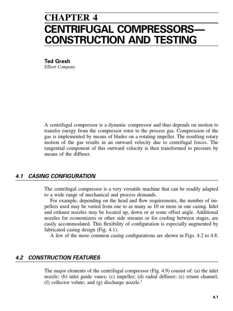 Centrifugal Compressor Design and Construction: Exploring the Key ...