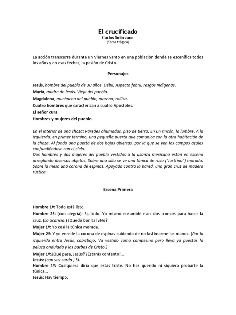 Solórzano, Carlos - El Crucificado | PDF | María, madre de Jesús | María Magdalena