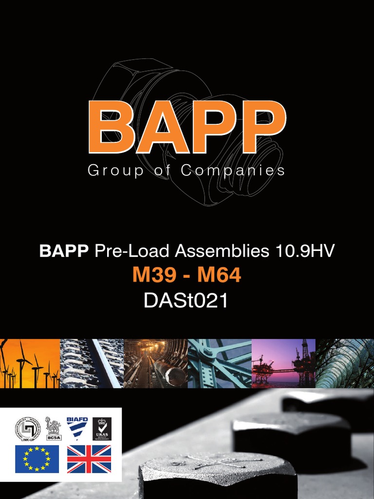 BAPP HV Bolt Specs | PDF | Nut (Hardware) | Screw