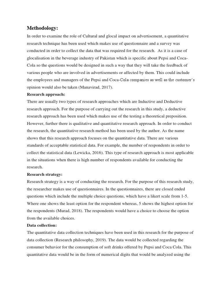 Methodology:: Research Approach | PDF | Survey Methodology | Questionnaire
