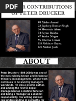 Peter Drucker: Management Theories - Principles & Practices ...
