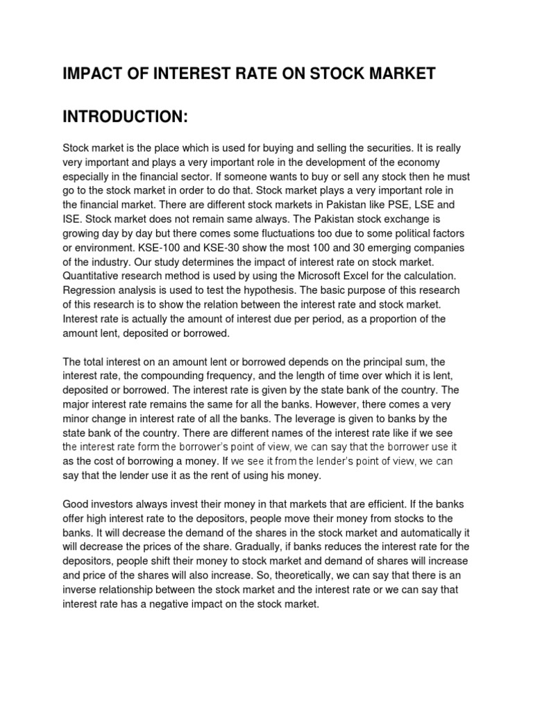 impact-of-interest-rate-on-stock-market-pdf-interest-rates-stock
