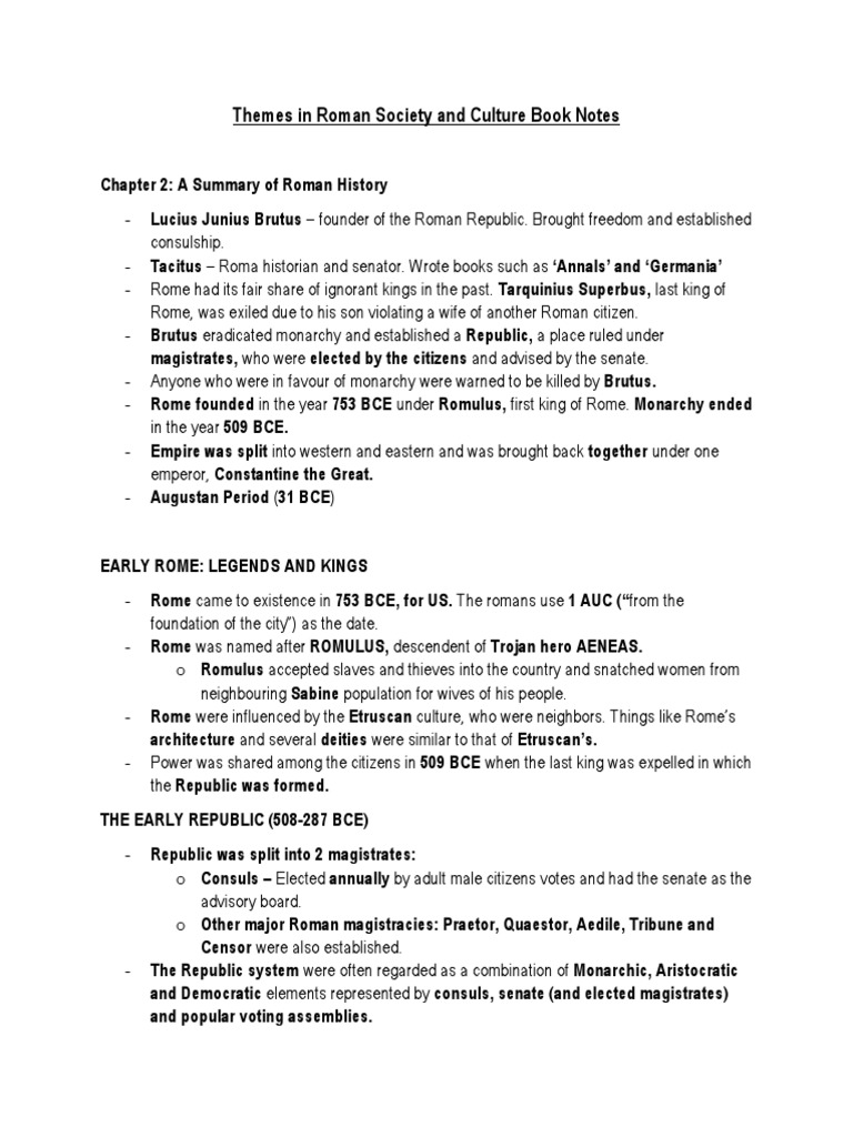 Themes in Roman Society and Culture | PDF | Roman Republic | Pompey