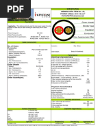 PILC Cable Data Sheet PDF | PDF | Insulator (Electricity) | Wire
